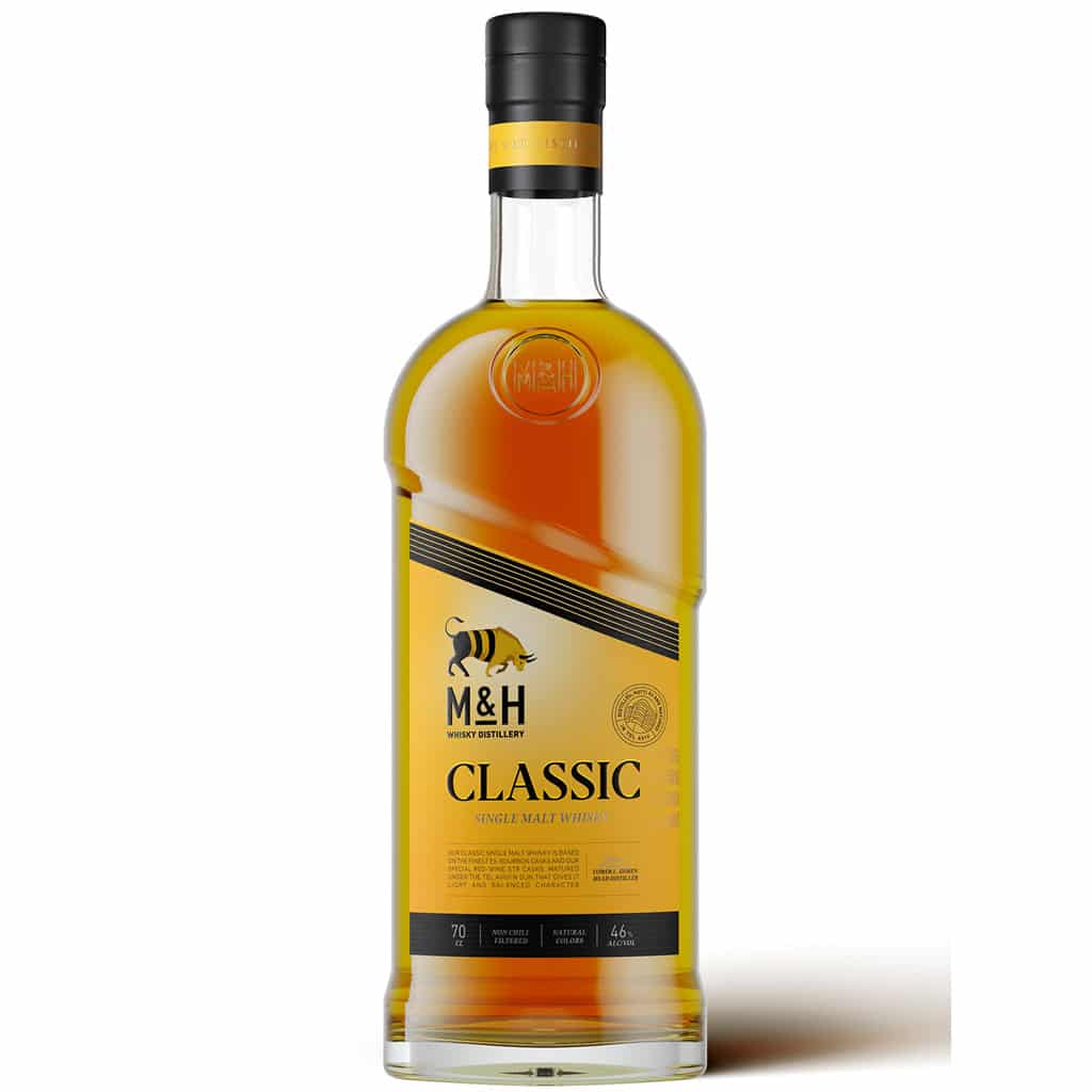 סינגל מאלט וויסקי - M&H CLASSIC - אדון המשקאות
